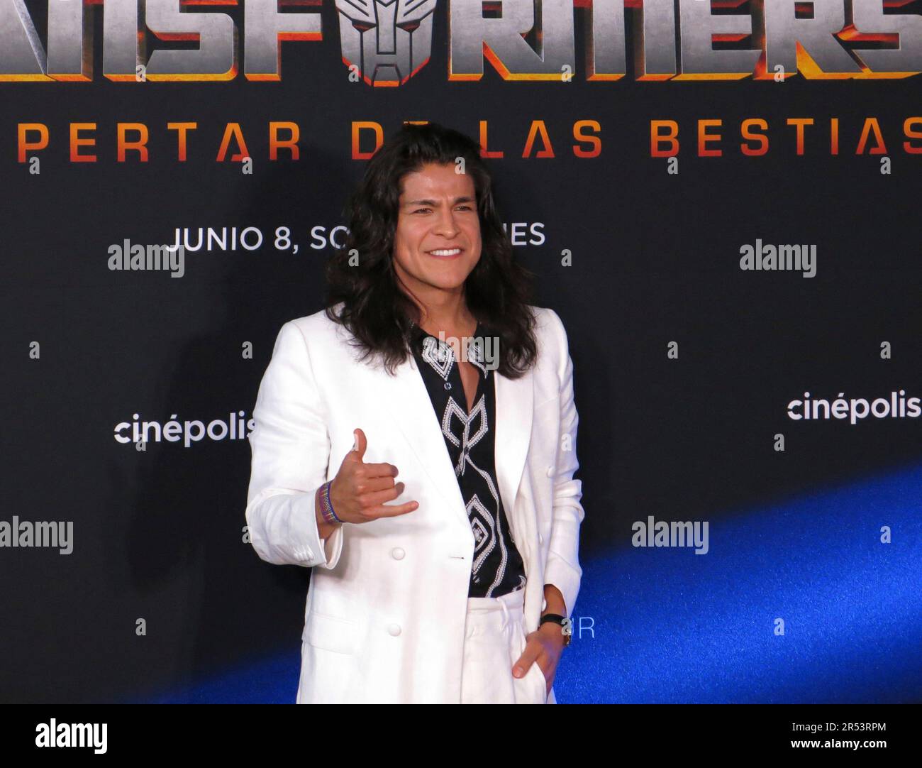 American actor Cristo Fernandez poses for photos on the red carpet of ...