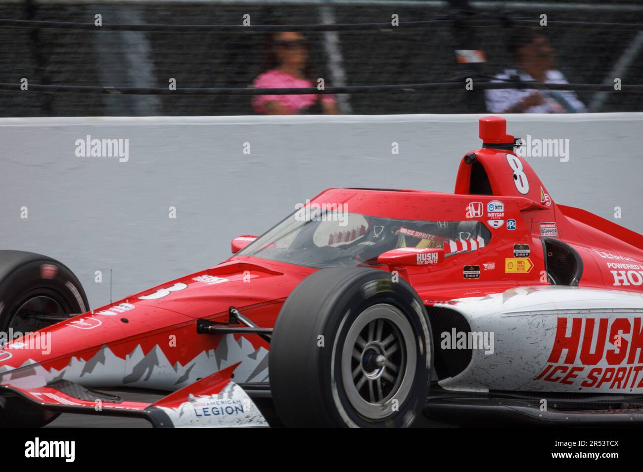 Chip Ganassi Racing driver Marcus Ericsson (8) of Sweden drives during ...