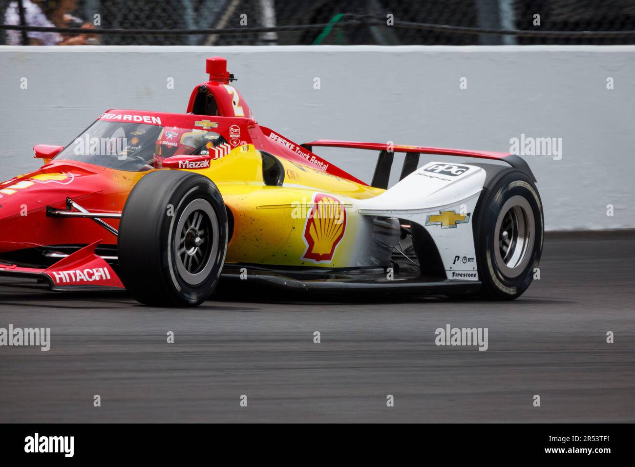Team Penske driver Josef Newgarden (2) of United States drives during ...