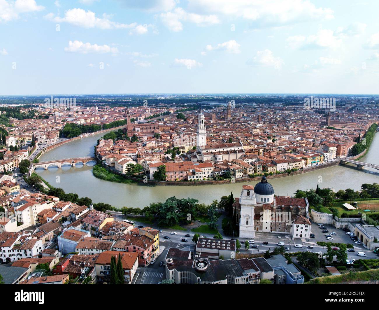 Europe top view of arena di verona hi-res stock photography and images ...