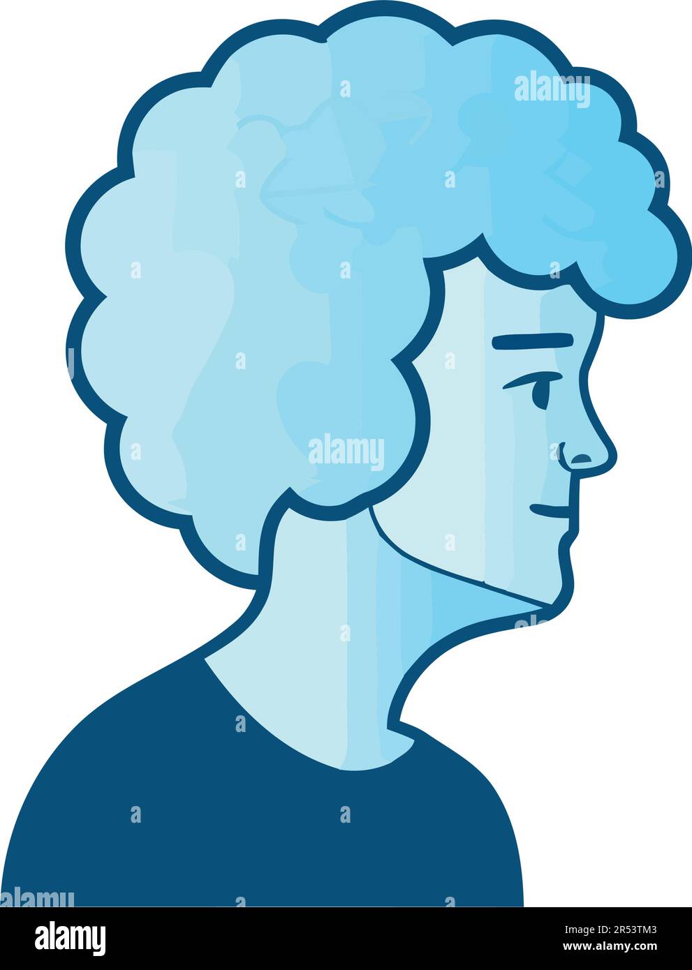 Modern vector portrait man Stock Vector Image & Art - Alamy