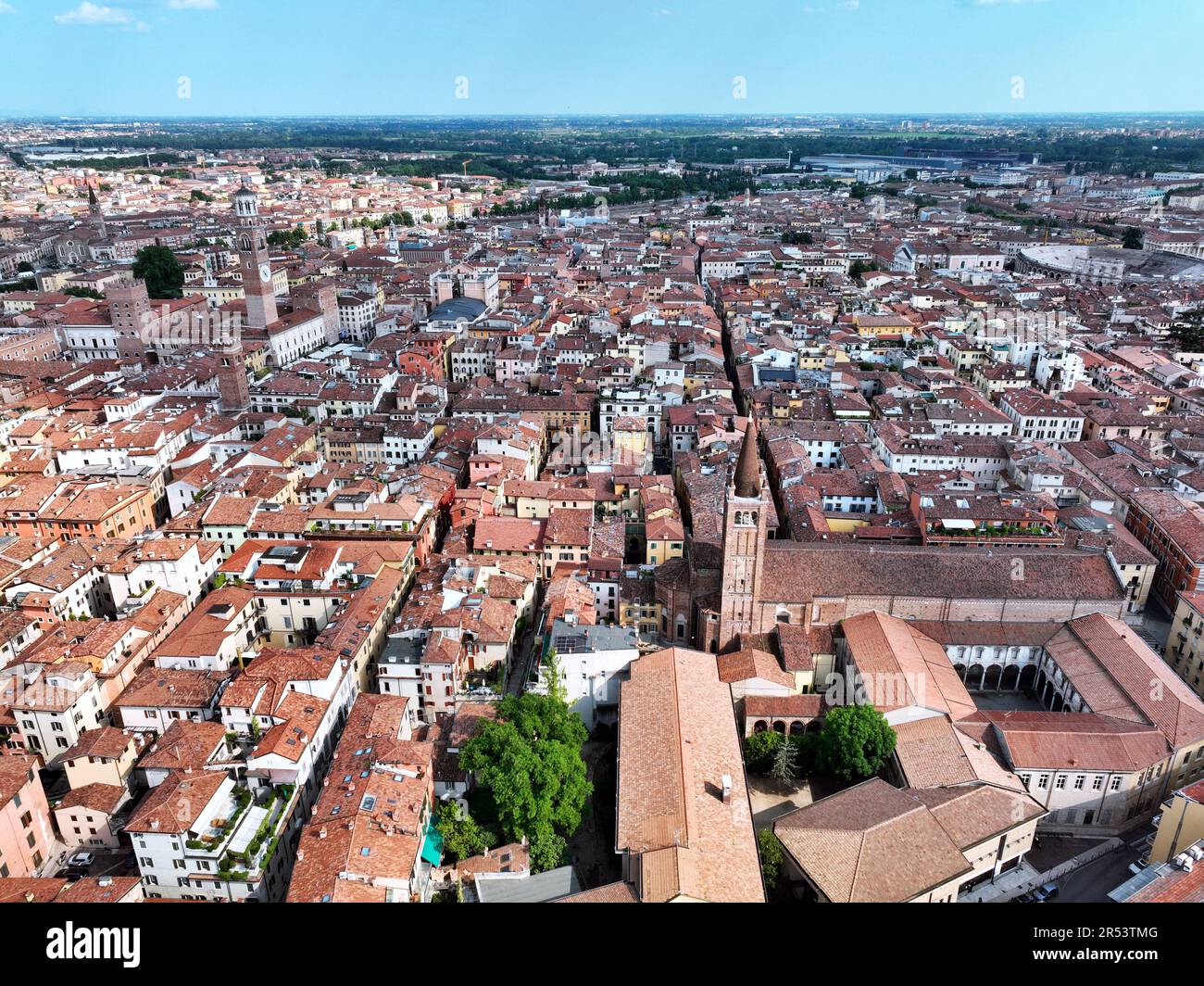 Europe top view of arena di verona hi-res stock photography and images ...