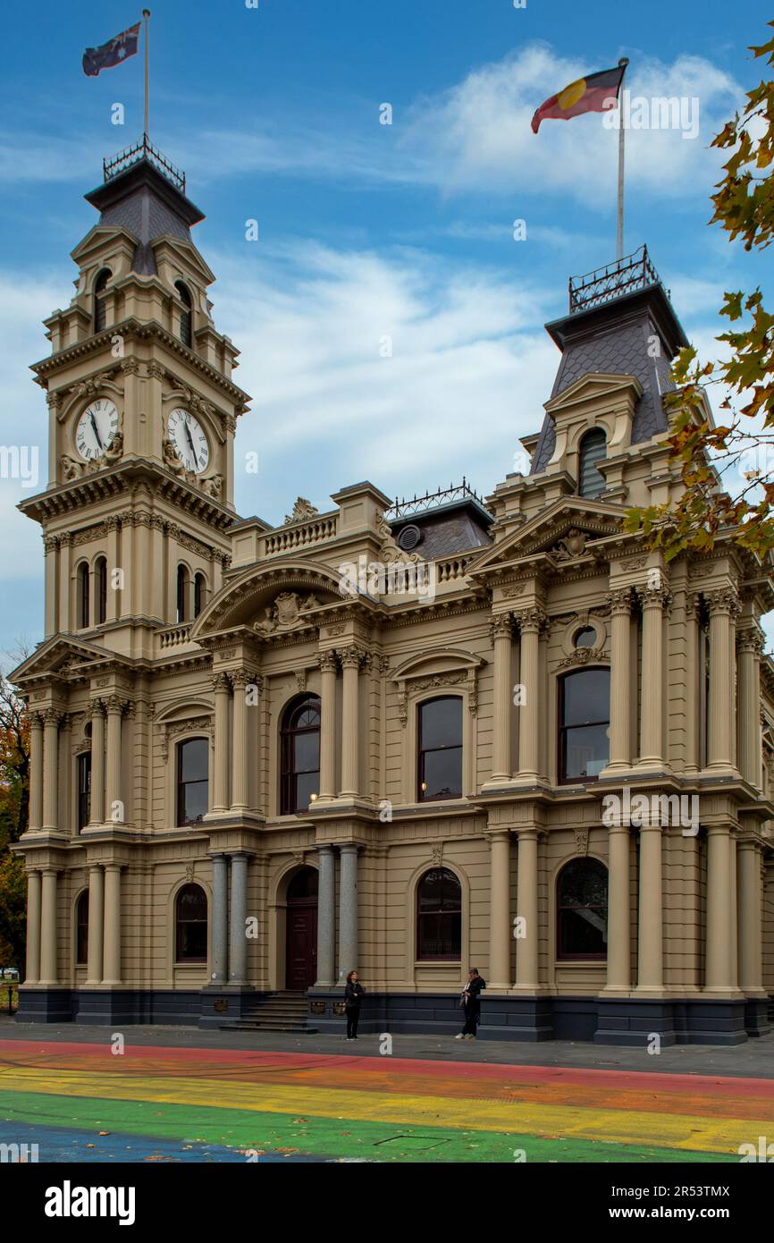 Bendigo Town Hall, Bendigo, Victoria, Australia Stock Photo - Alamy