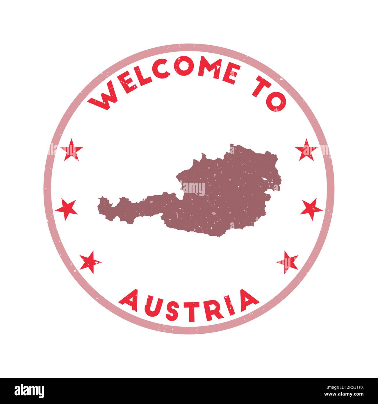 Vienna red round grunge hi-res stock photography and images - Alamy