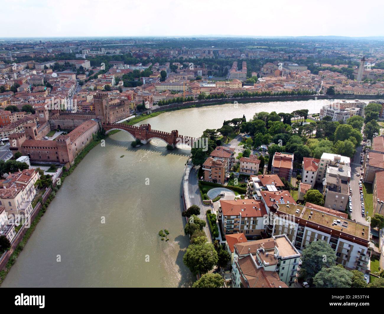 Europe top view of arena di verona hi-res stock photography and images ...
