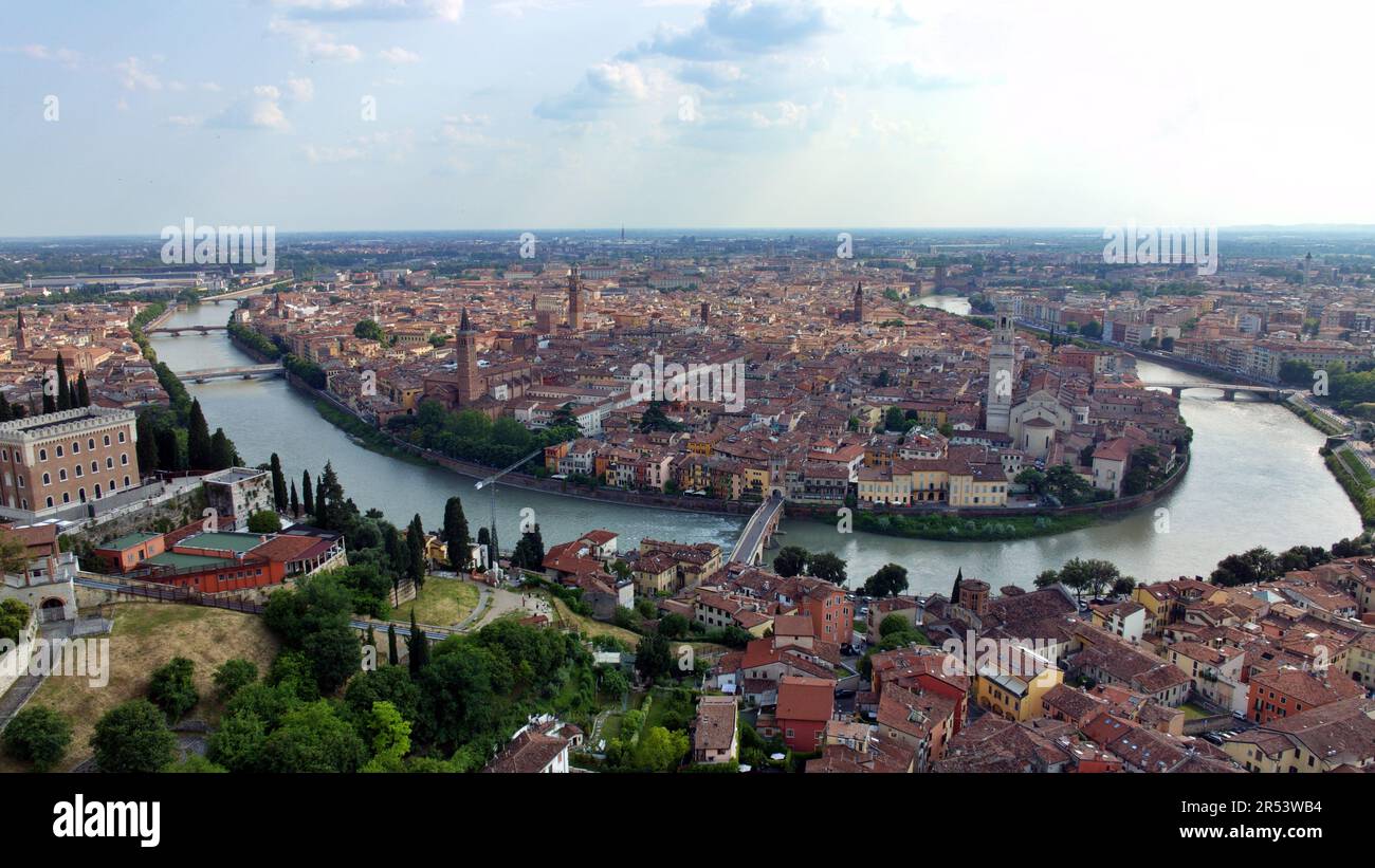 Europe top view of arena di verona hi-res stock photography and images ...