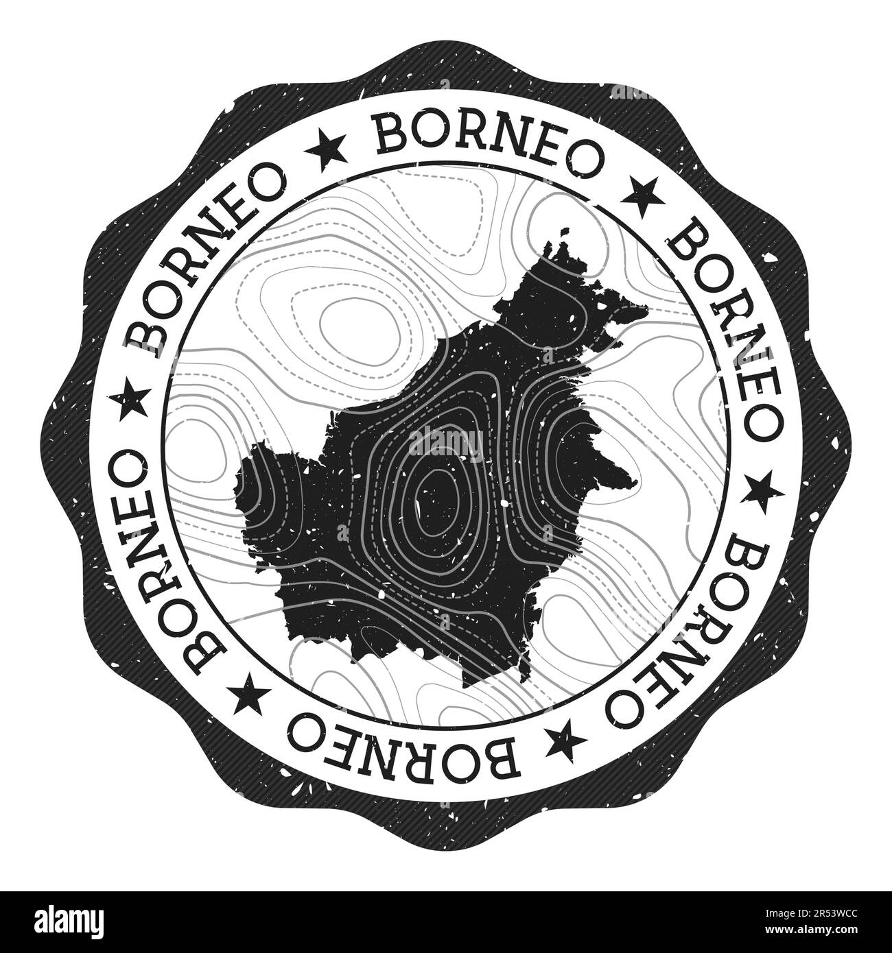 Asia forest map Stock Vector Images - Alamy