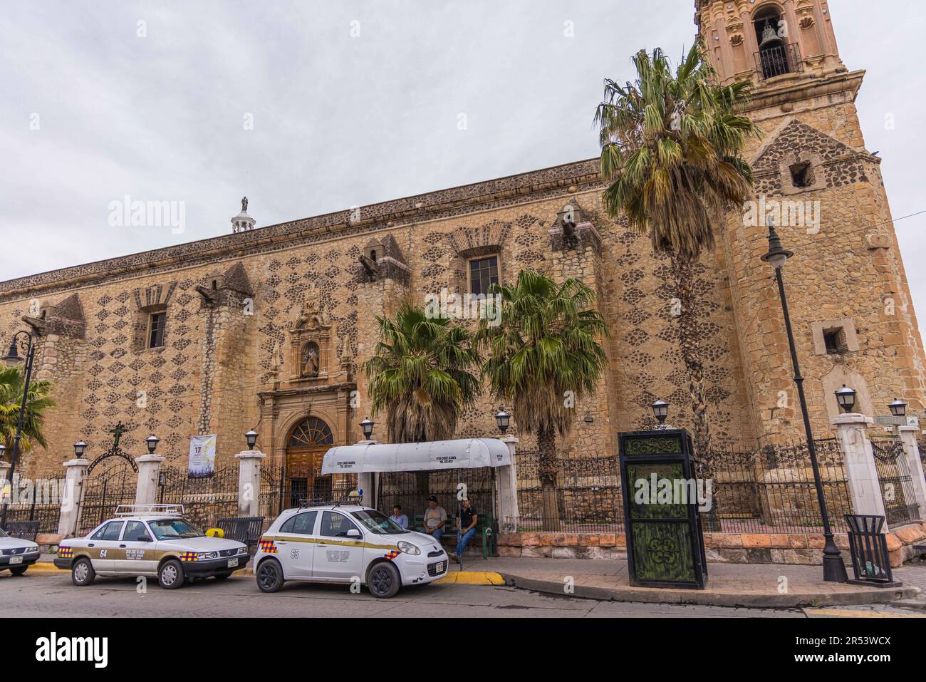 Temple of San, emblematic site in Parral, Chihuahua, Mexico. Hidalgo de ...