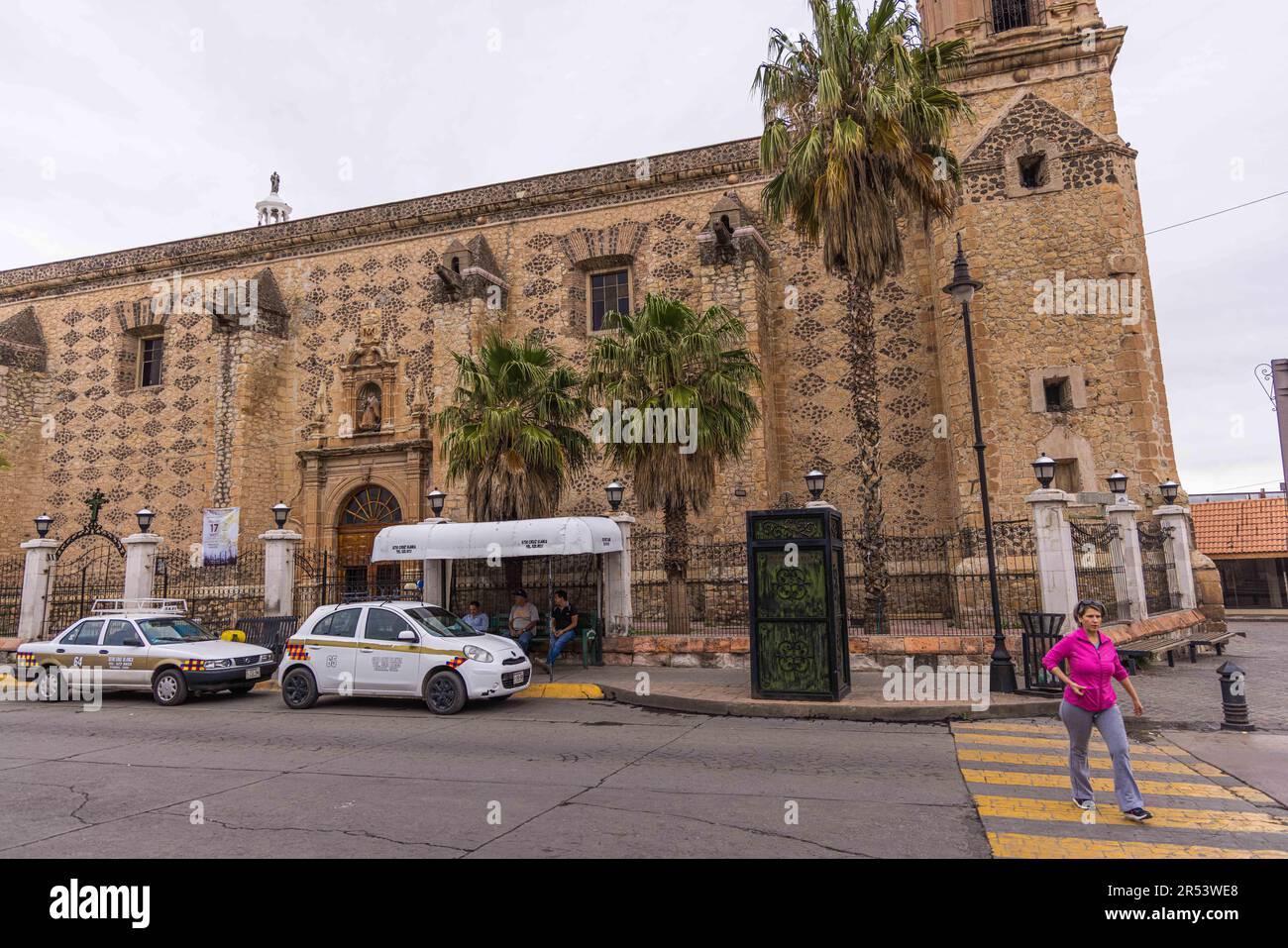 Temple of San, emblematic site in Parral, Chihuahua, Mexico. Hidalgo de ...