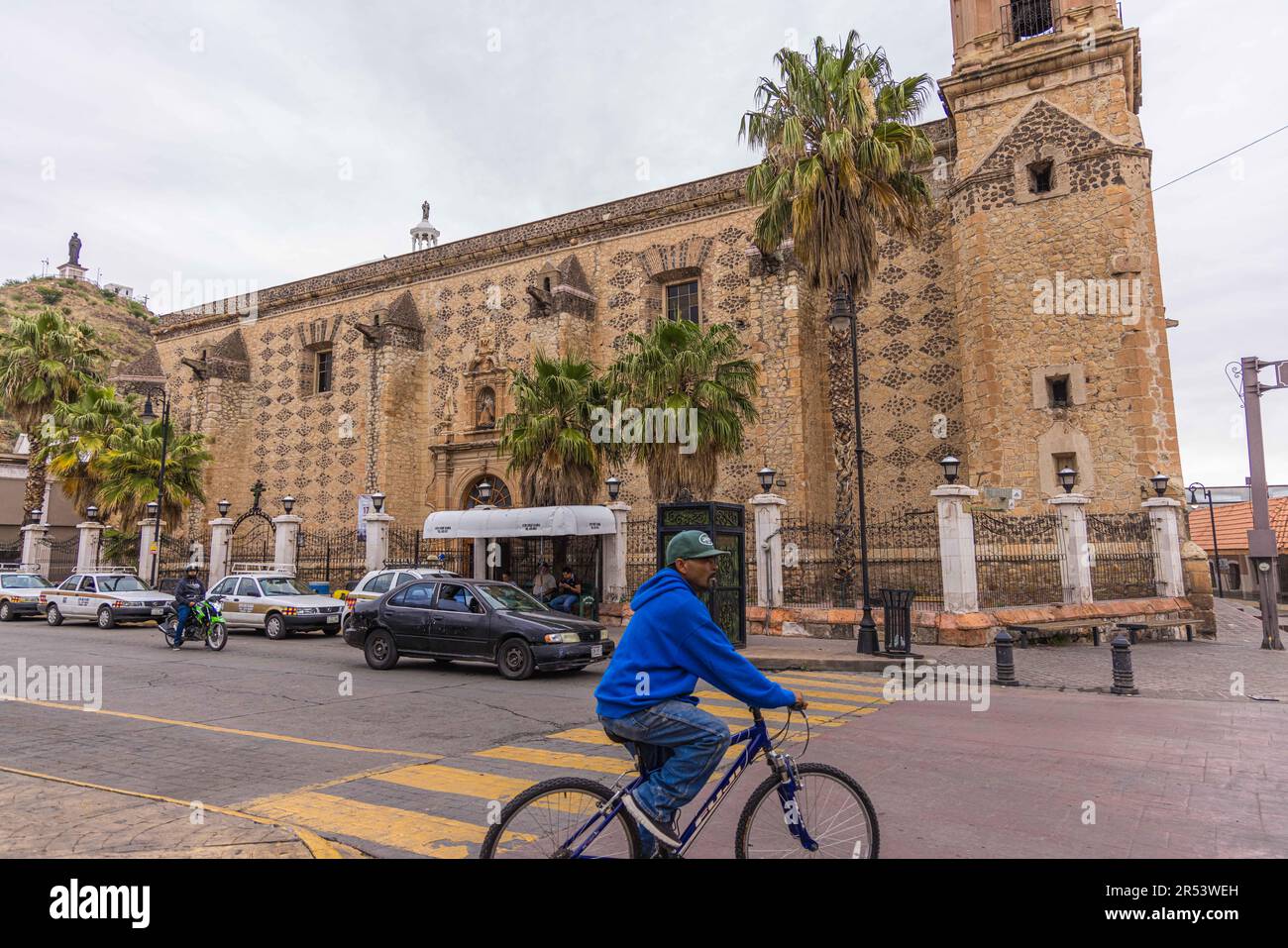 Temple of San, emblematic site in Parral, Chihuahua, Mexico. Hidalgo de ...