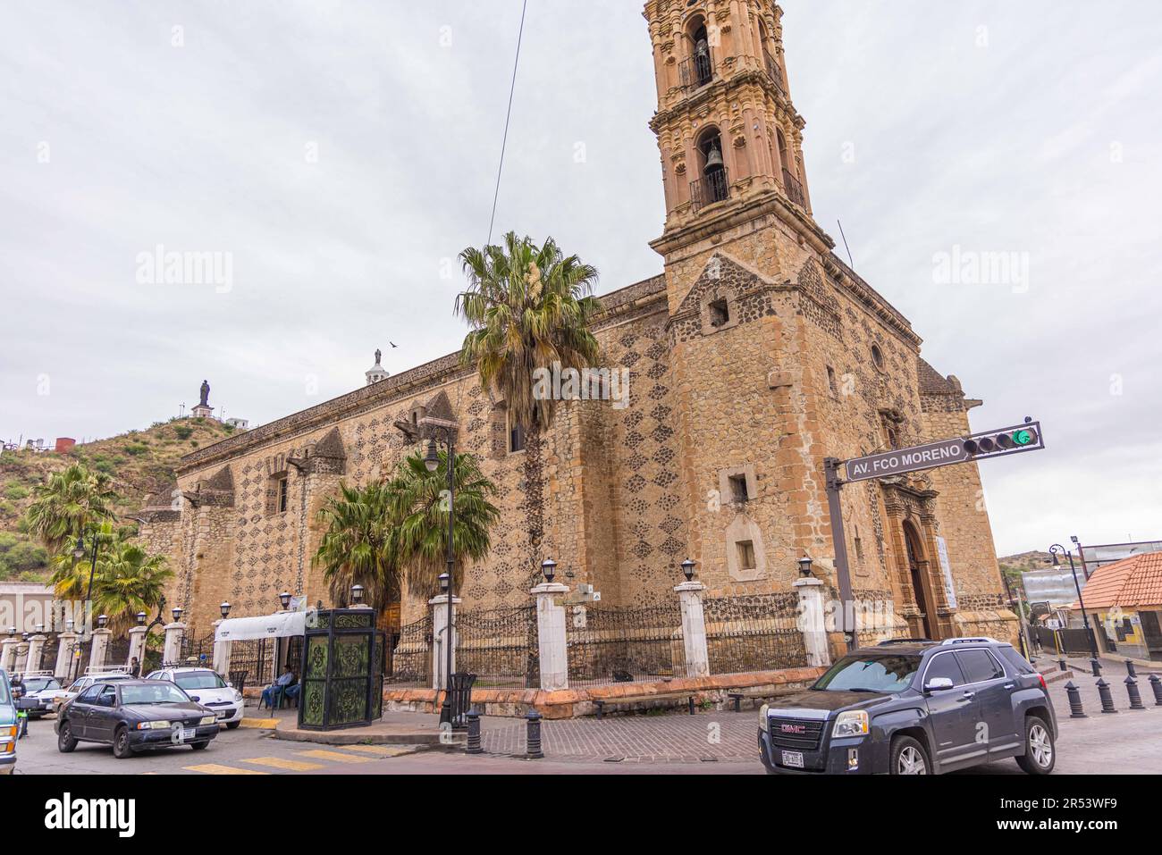 Temple of San, emblematic site in Parral, Chihuahua, Mexico. Hidalgo de ...