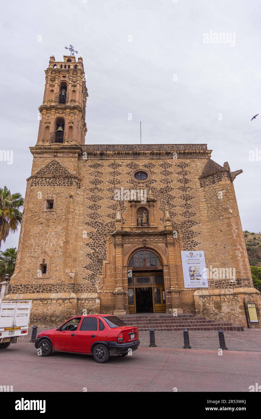 Temple of San, emblematic site in Parral, Chihuahua, Mexico. Hidalgo de ...