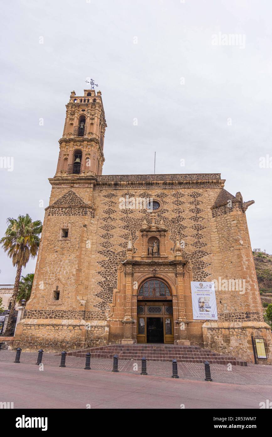 Temple of San, emblematic site in Parral, Chihuahua, Mexico. Hidalgo de ...