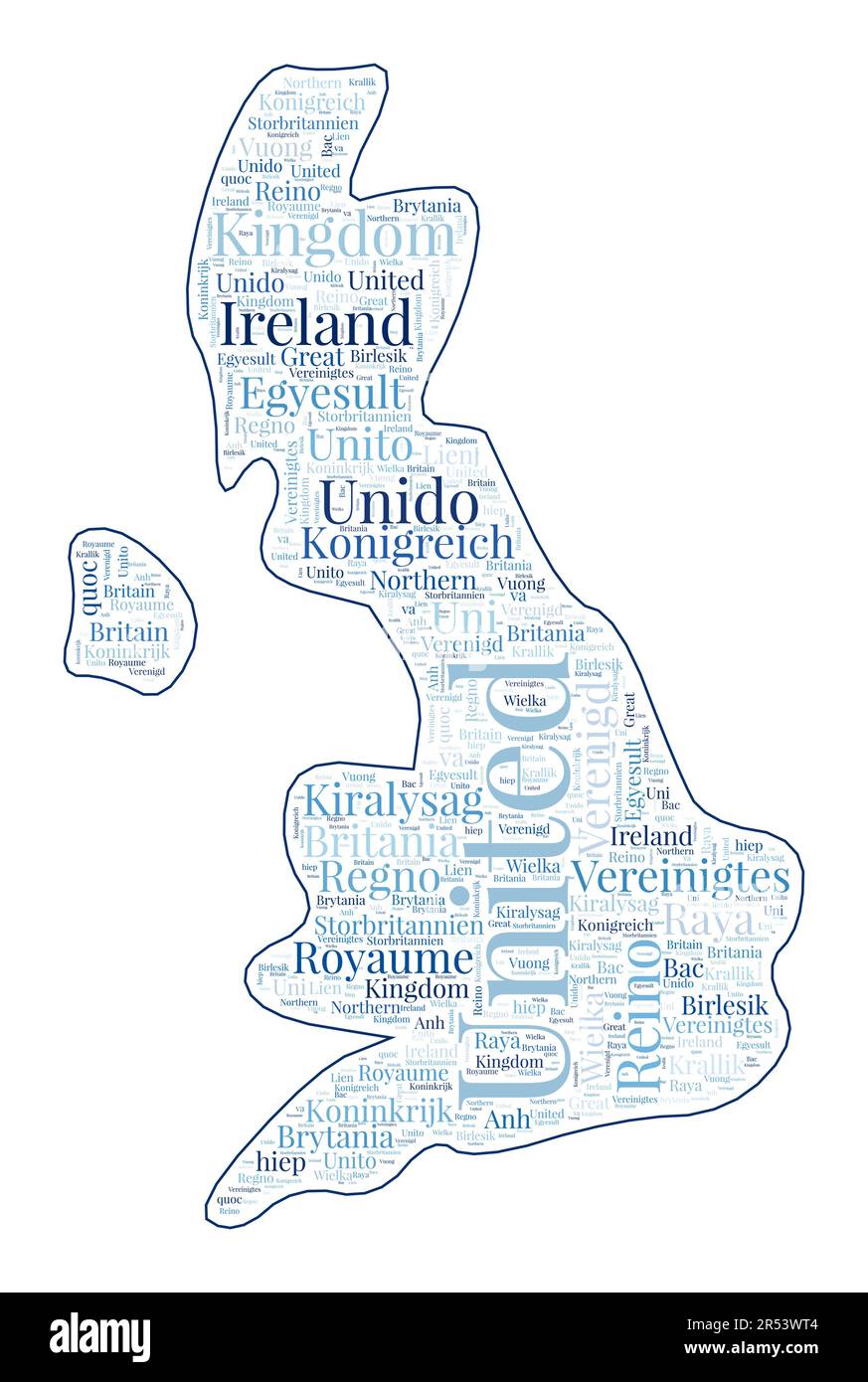 England uk map illustration collage Cut Out Stock Images & Pictures - Alamy