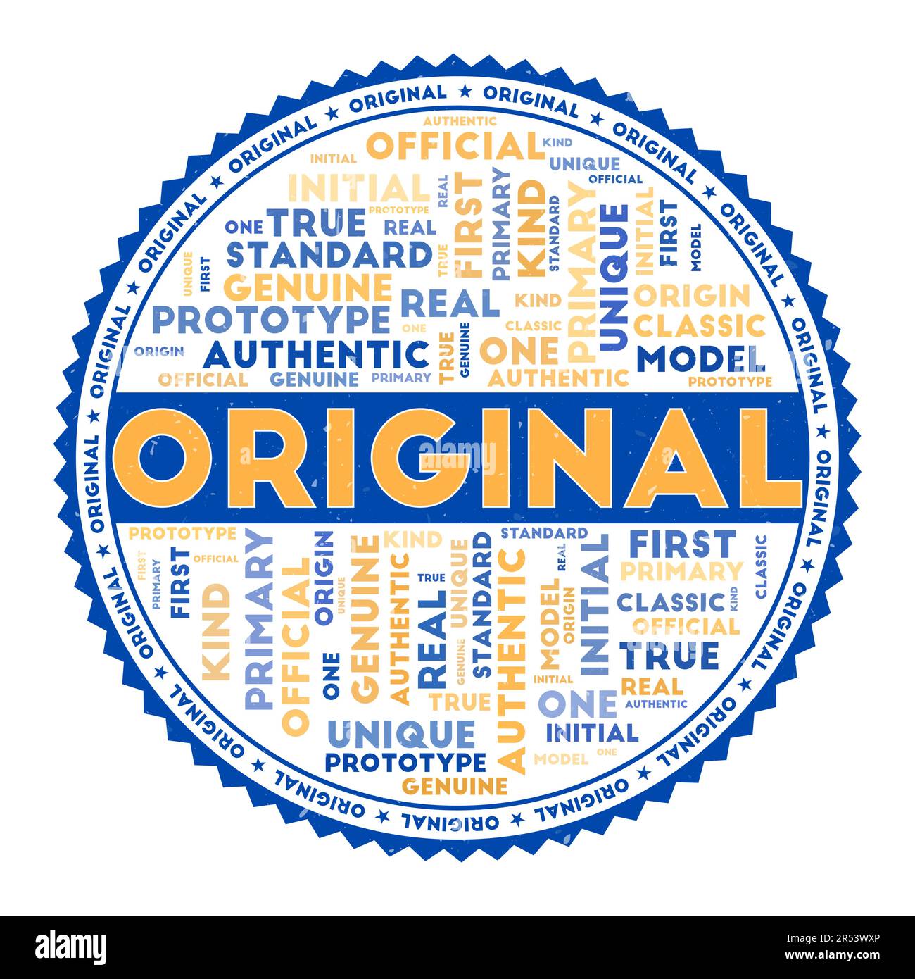 Original word image. Original concept with word clouds and round text ...