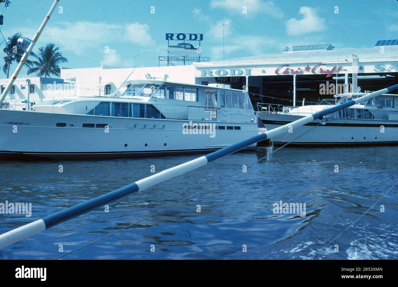 Fort Lauderdale, Florida, United States- December 1965: View of the ...