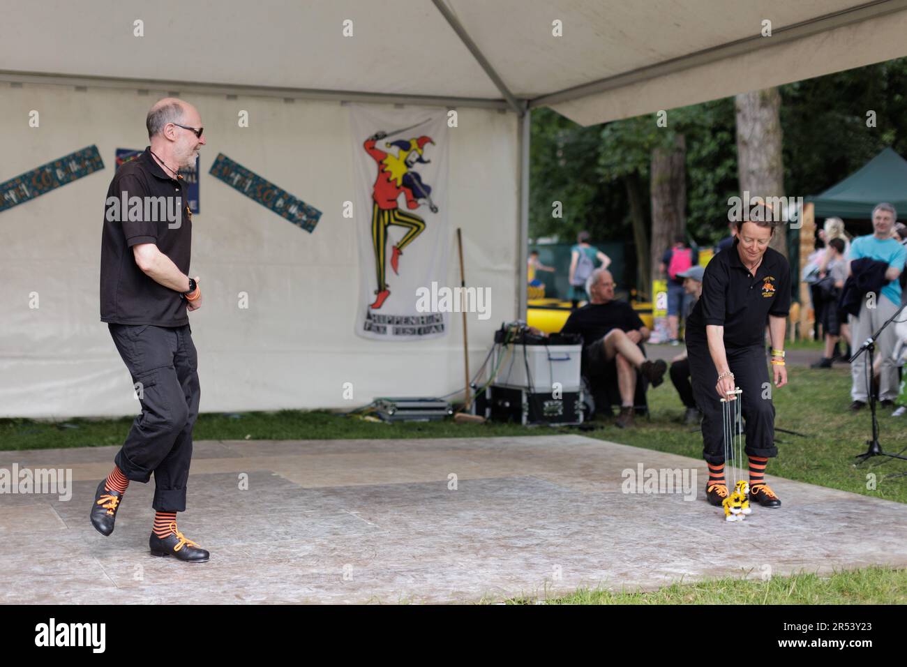 Folk music, clog dancing, Morris Dancers - colourful scenes from ...