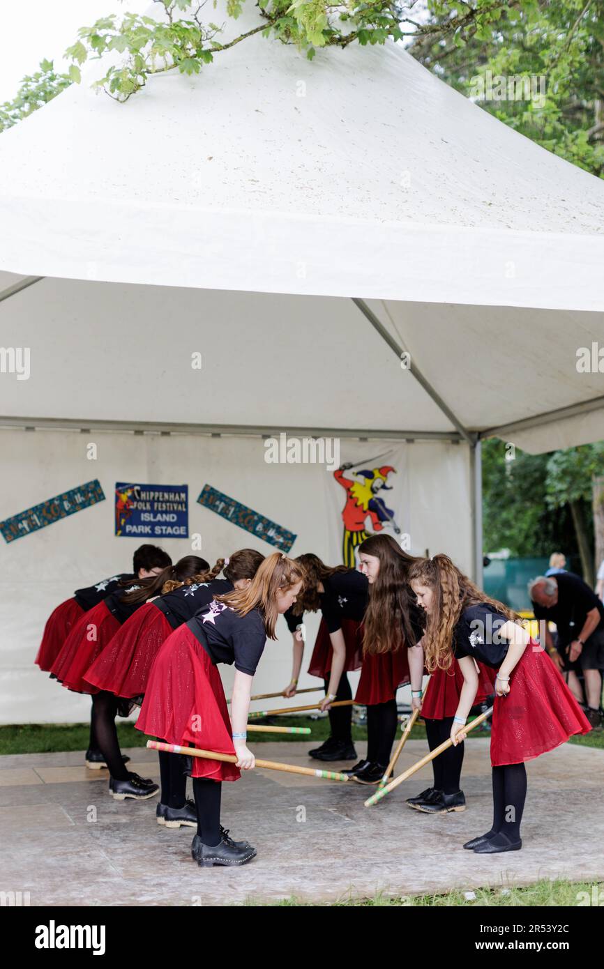 Folk music, clog dancing, Morris Dancers - colourful scenes from ...