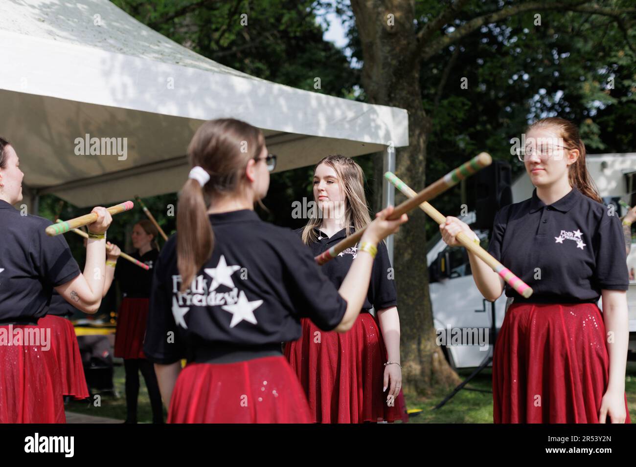 Folk music, clog dancing, Morris Dancers - colourful scenes from ...