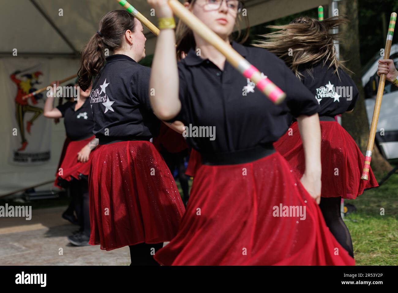 Folk music, clog dancing, Morris Dancers - colourful scenes from ...