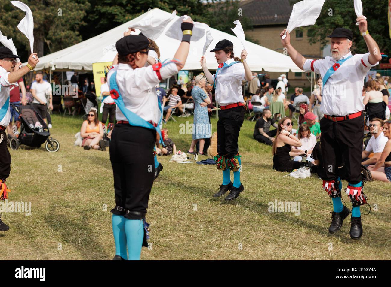 Folk music, clog dancing, Morris Dancers - colourful scenes from ...