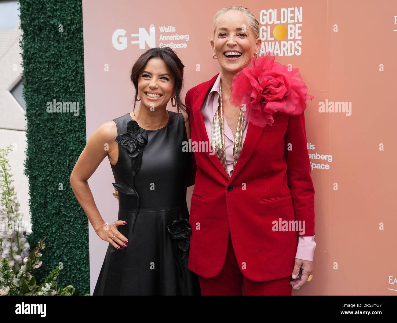 Los Angeles, USA. 31st May, 2023. (L-R) Eva Longoria and Sharon Stone ...