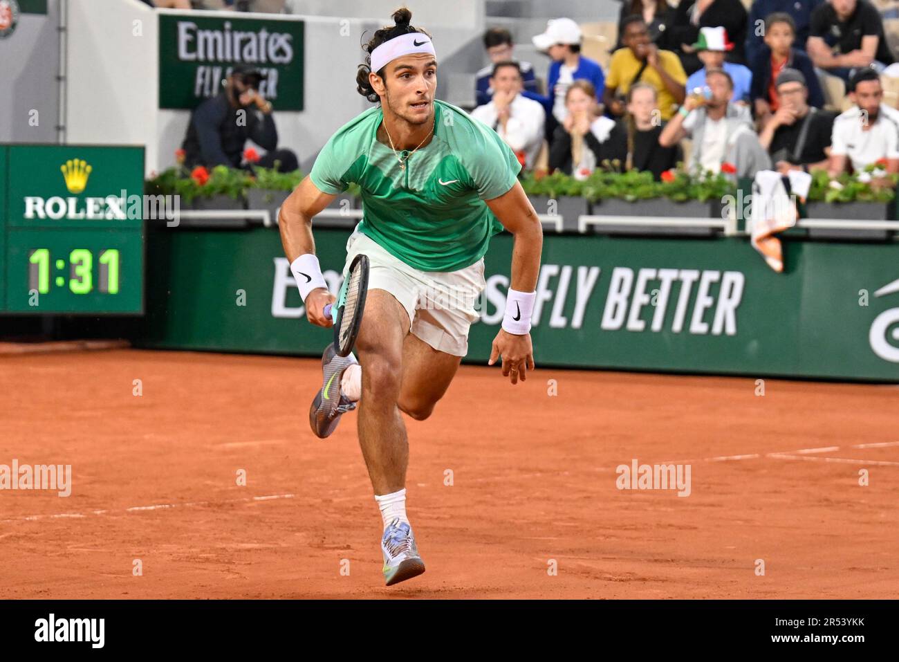 PARIS, IF - 31.05.2023: ROLAND GARROS 2023 - Markéta Vondrou?ová during ...