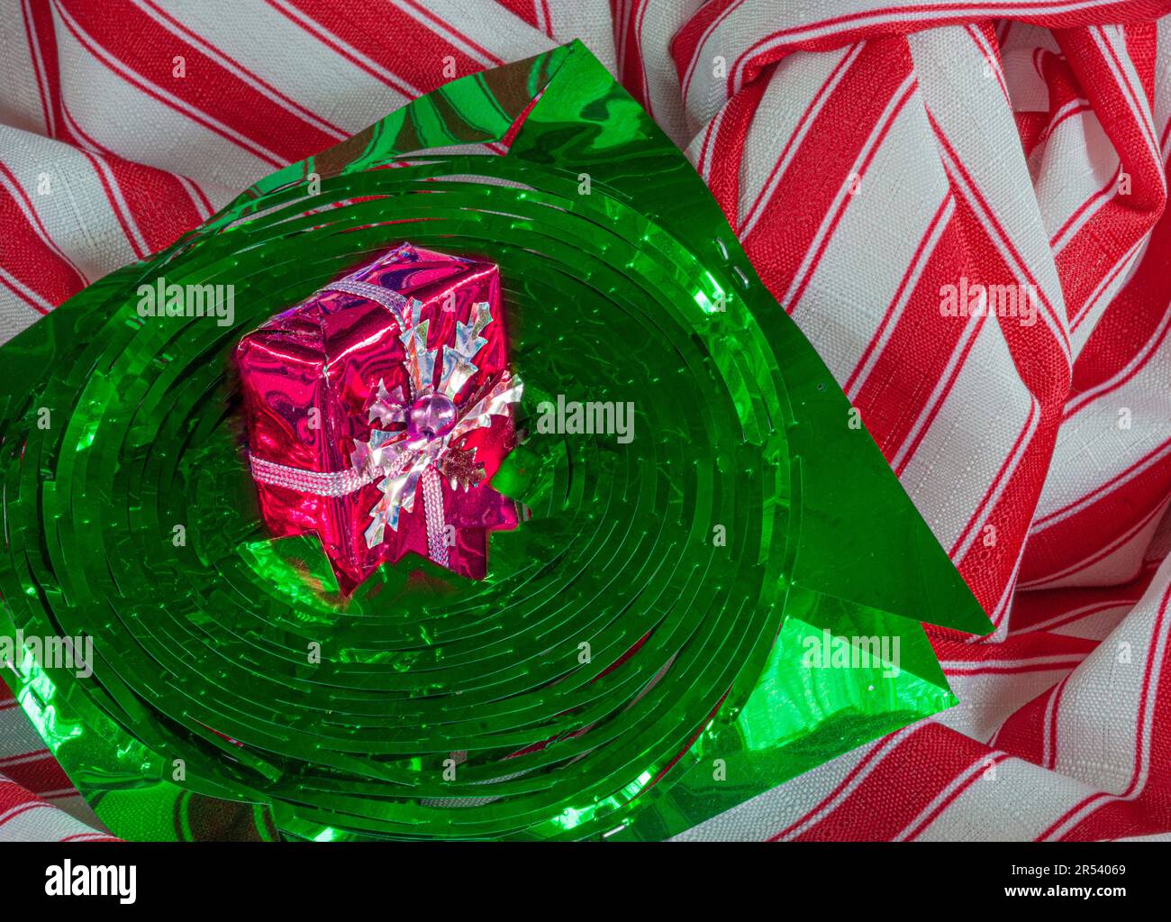 Red and white striped foil wrapped hi-res stock photography and images ...