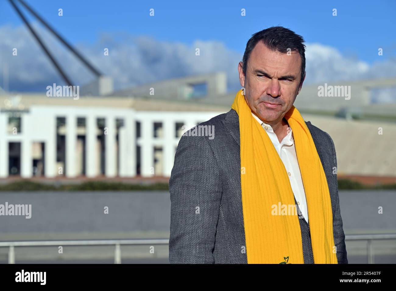 Canberra, Australia. 01st June, 2023. Rugby Australia President Joe ...