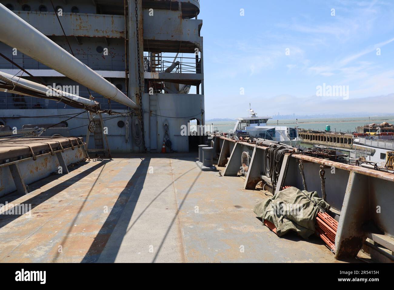 USS red oak victory, Richmond , California Stock Photo - Alamy