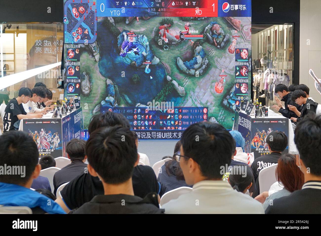 YANTAI, CHINA - MAY 27, 2023 - Young people take part in the Honor of ...