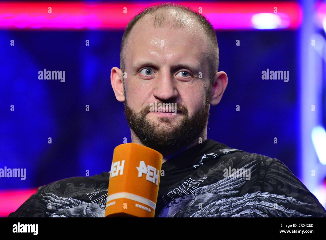 Press conference of the fight club REN-TV.Super Series Alexey Oleinik ...