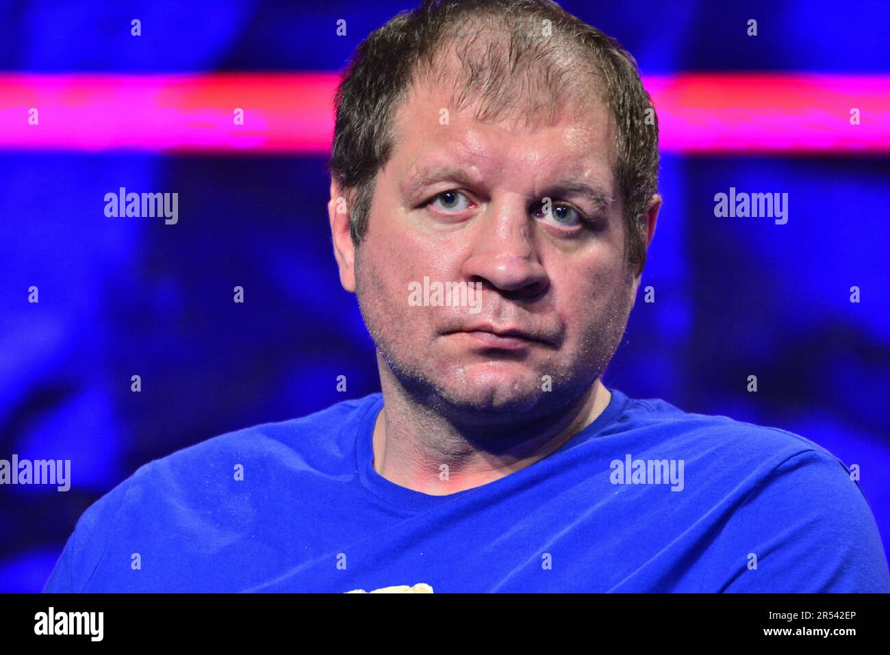 Press conference of the fight club REN-TV.Super Series Alexey Oleinik ...