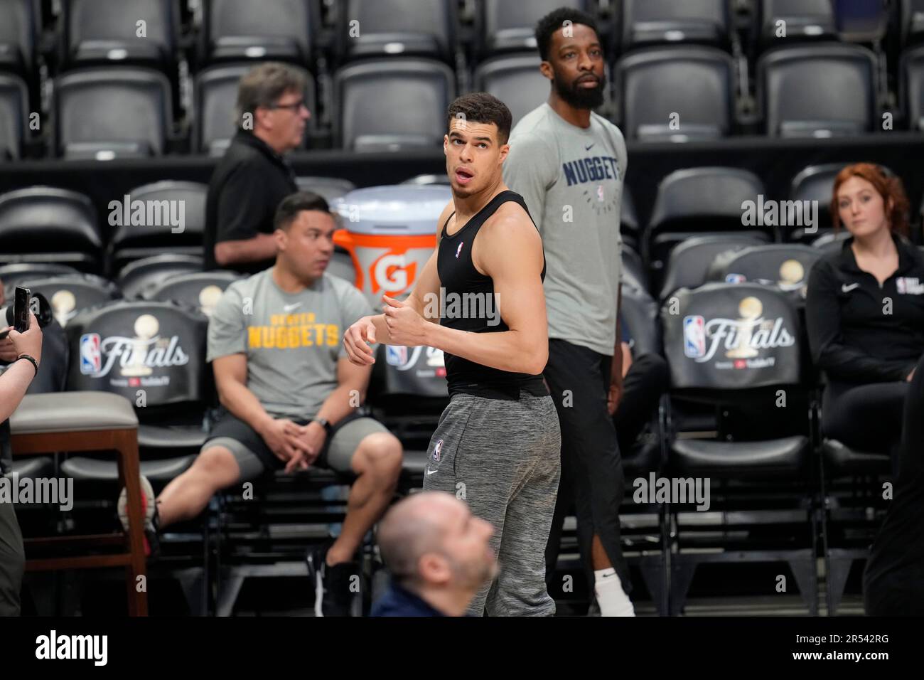 Denver Nuggets Forward Michael Porter Jr 1 As Players Take Part In