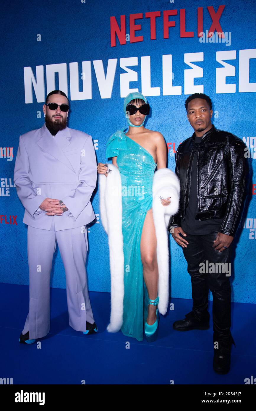 Paris, France. 31st May, 2023. Julien Schwarzer a.k.a. SCH, Vanessa ...