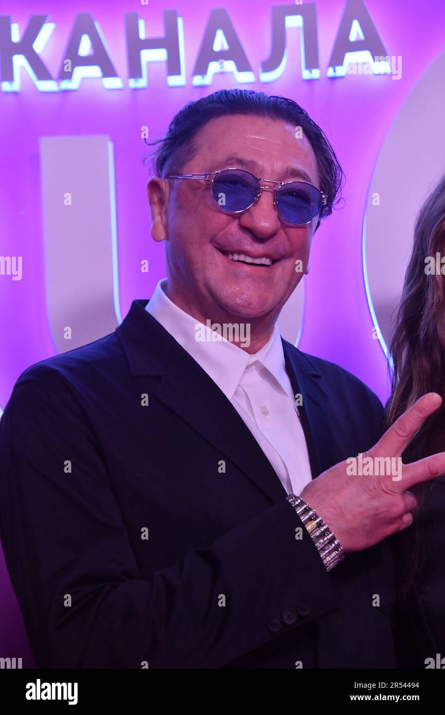 Moscow. Singer Grigory Leps at the 12th Russian Music Awards of the RU ...