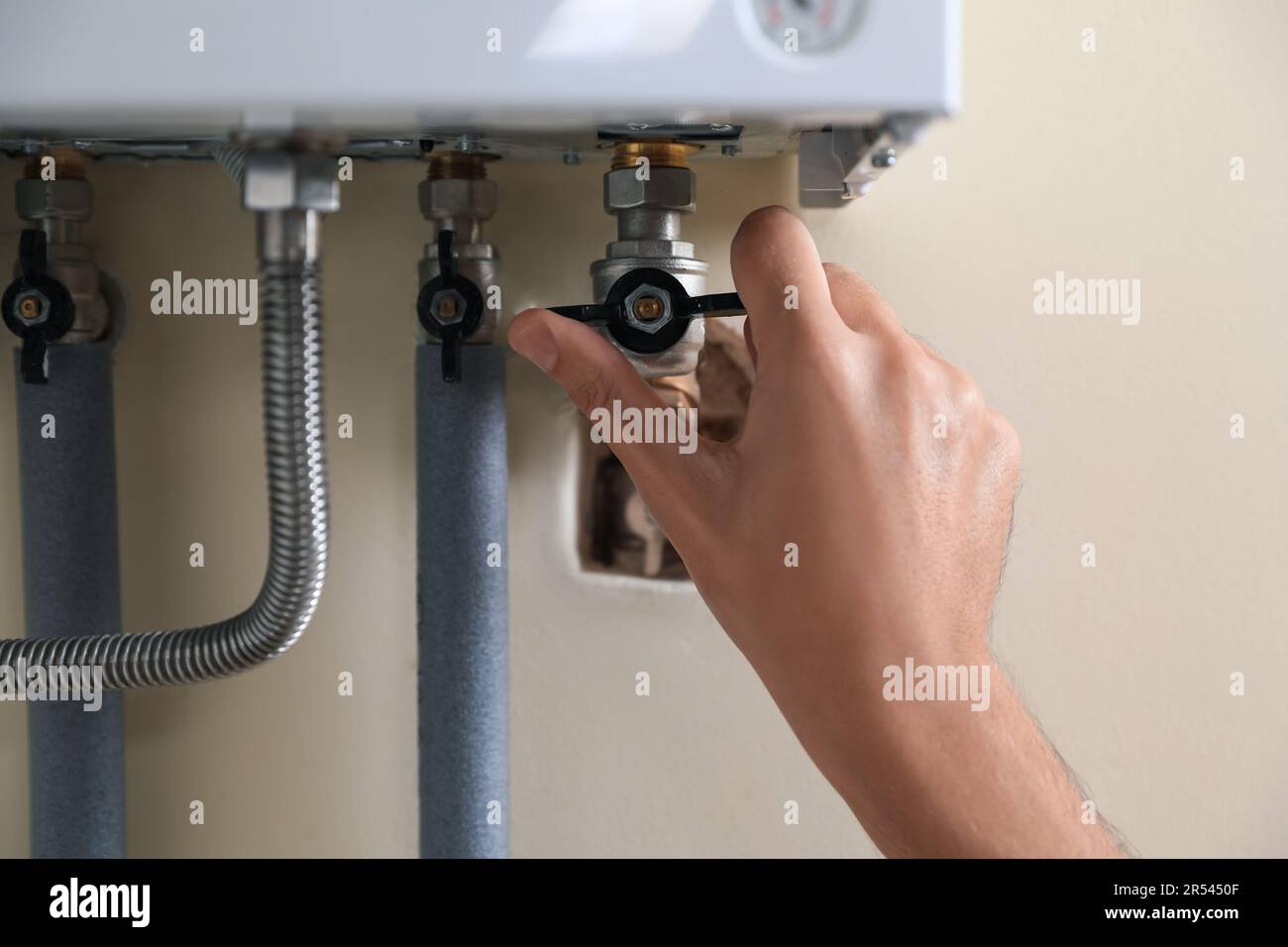 Turning on gas gas burning hi-res stock photography and images - Alamy