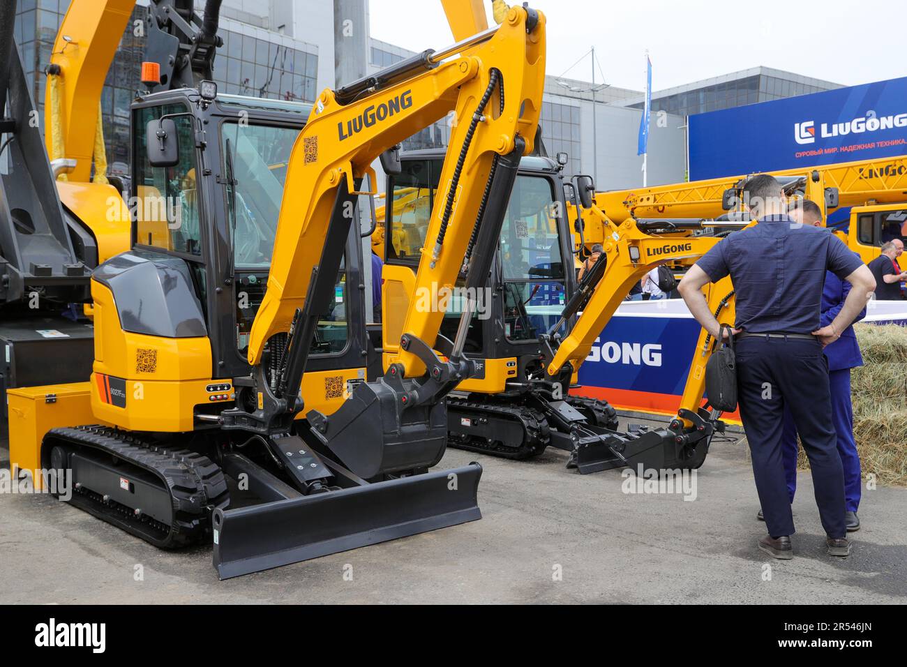 23.05.2023. Russia. Moscow. Special equipment at the international ...