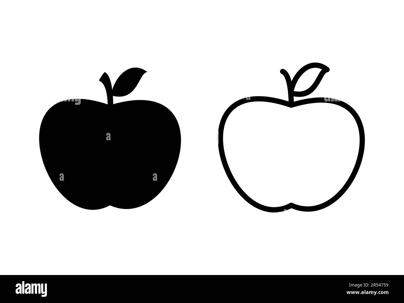 Apple icon set. Apple vector icon. apple symbols for your web design ...
