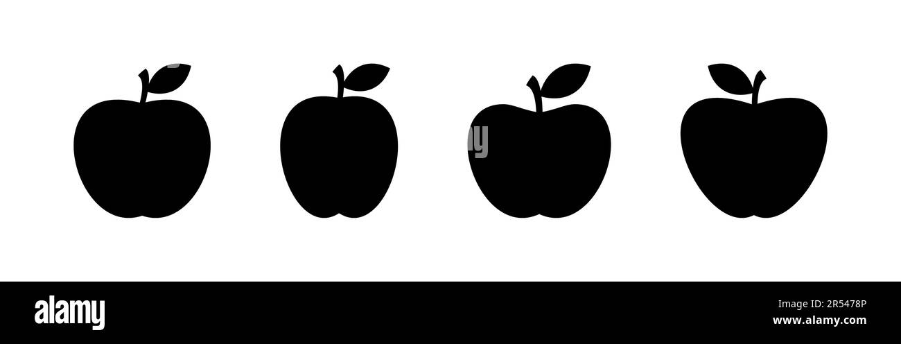 Apple icon set. Apple vector icon. apple symbols for your web design ...