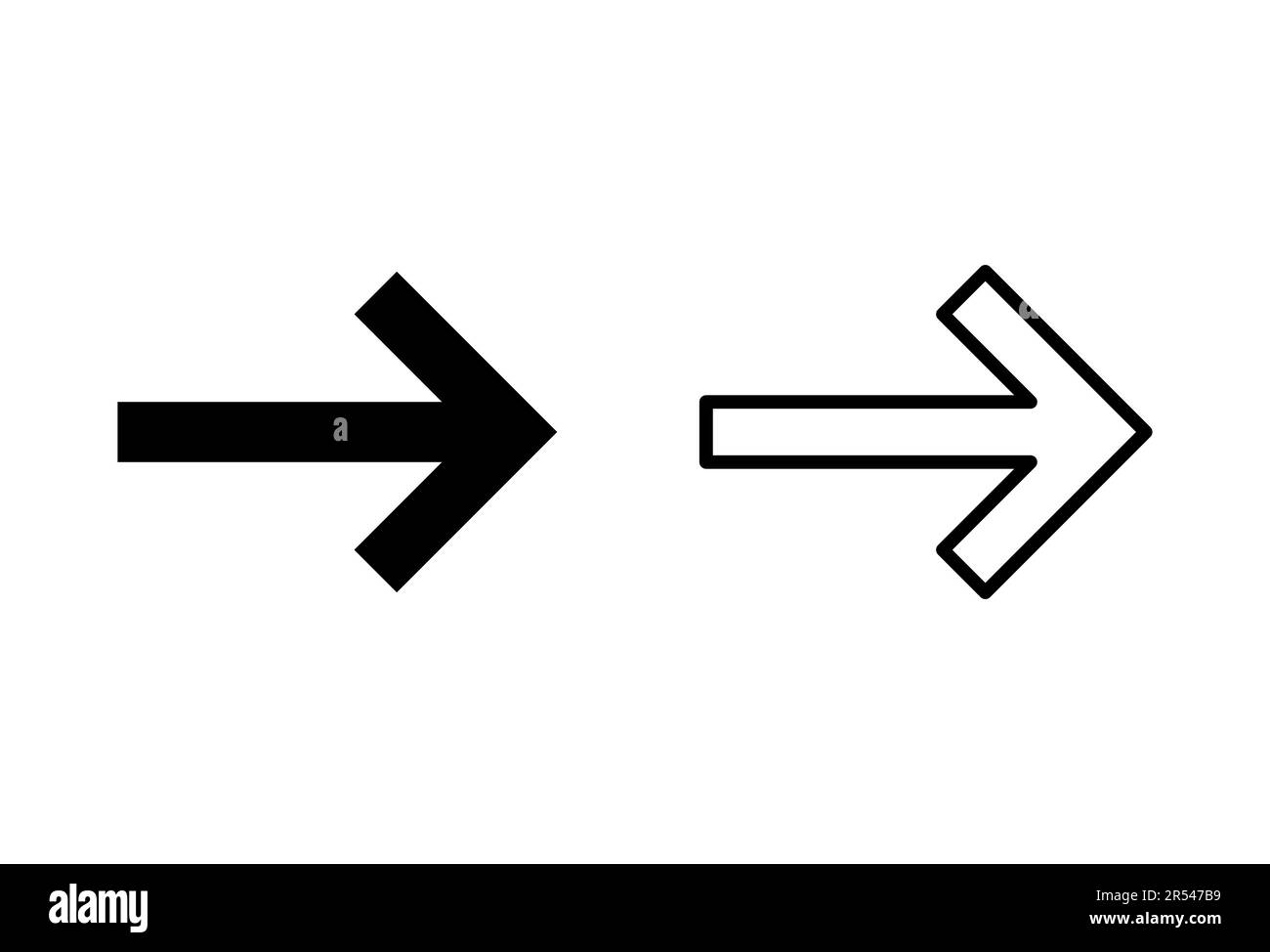 Arrow icon set. Arrow symbol. Arrow sign for your web design Stock ...