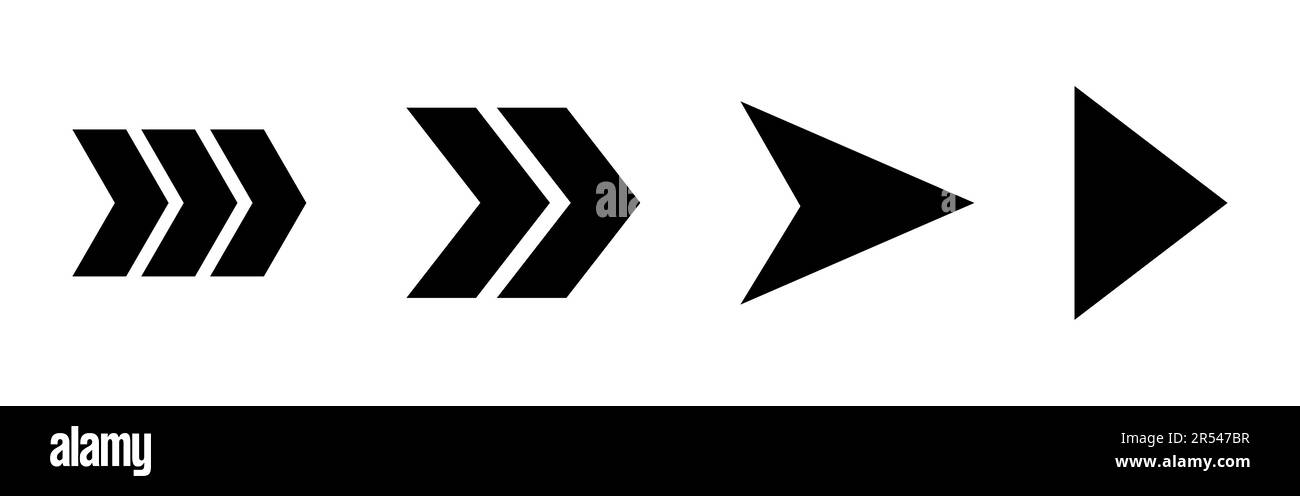 Arrow icon set. Arrow symbol. Arrow sign for your web design Stock ...