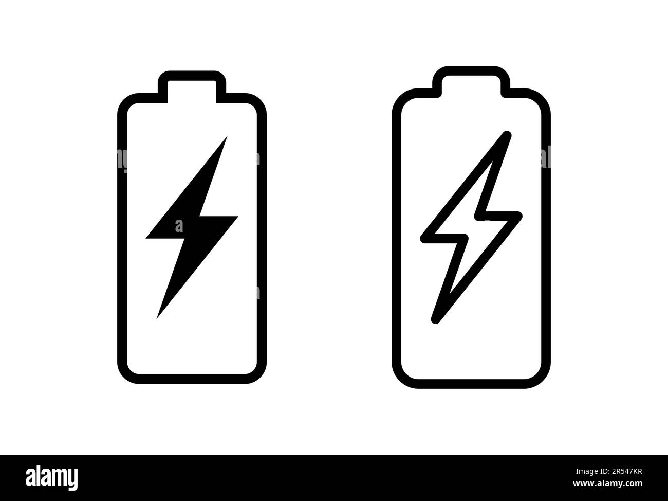 Battery icon set. battery charge level. battery Charging icon Stock ...