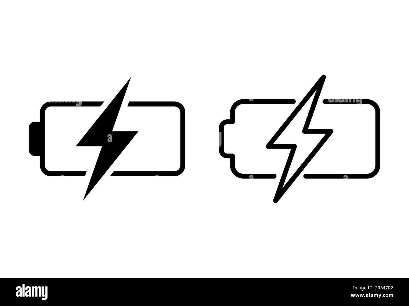 Battery icon set. battery charge level. battery Charging icon Stock ...
