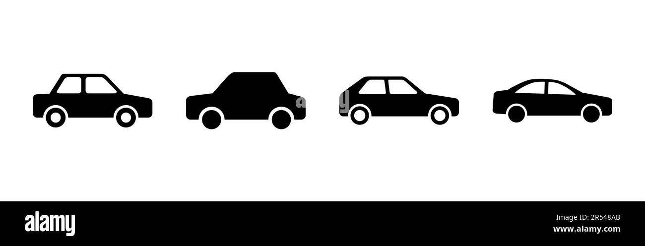 Car icon set. car vector icon. small sedan Stock Vector Image & Art - Alamy