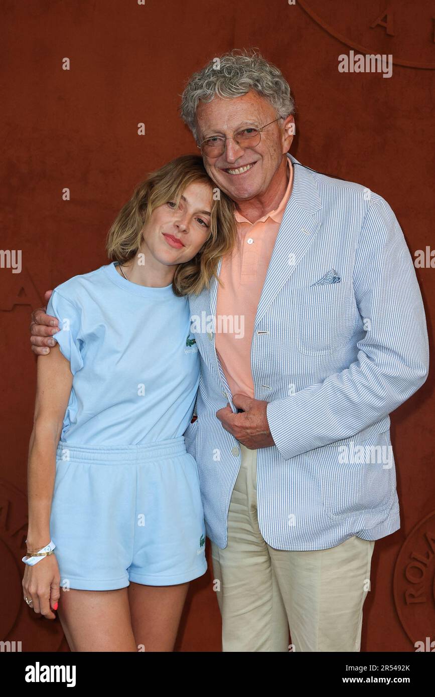 Paris, France. 31st May, 2023. Victoria Monfort, Nelson Montfort at ...