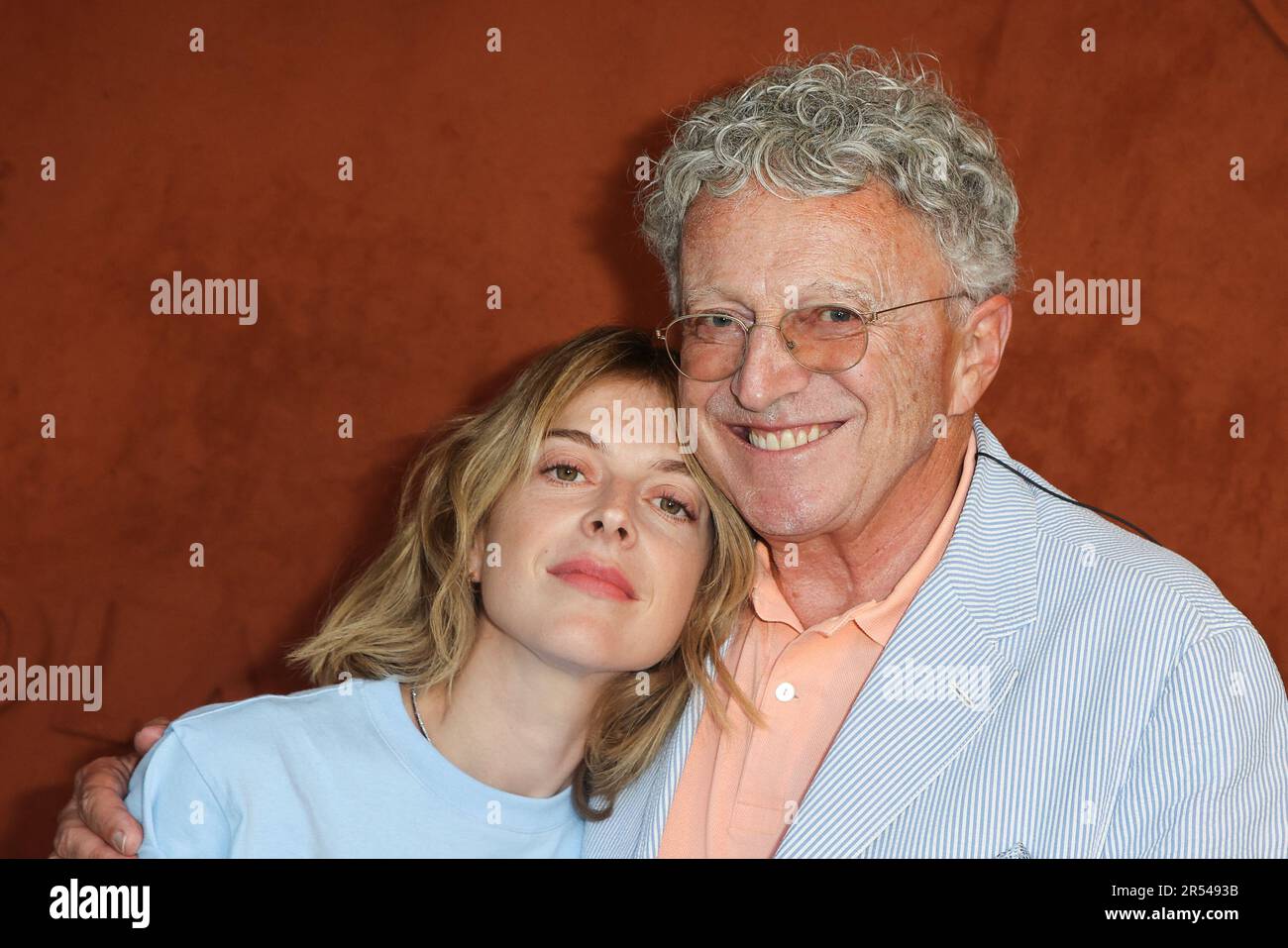 Paris, France. 31st May, 2023. Victoria Monfort, Nelson Montfort at ...