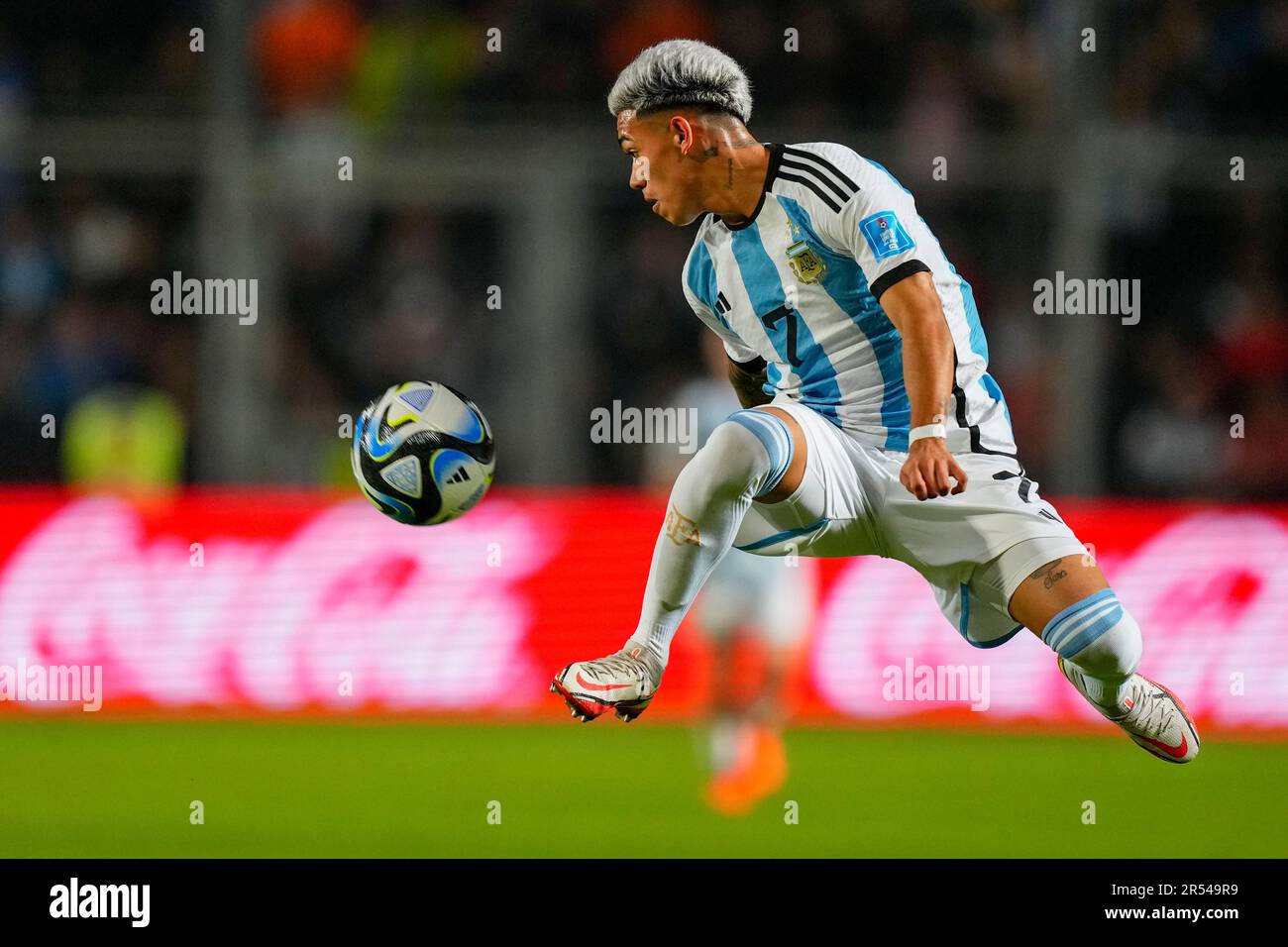 Argentina's Juan Carlos Gauto controls the ball during a FIFA U-20 ...