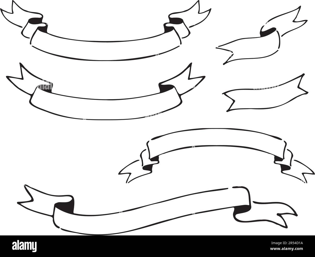 Black Ribbon Banner Clip Art