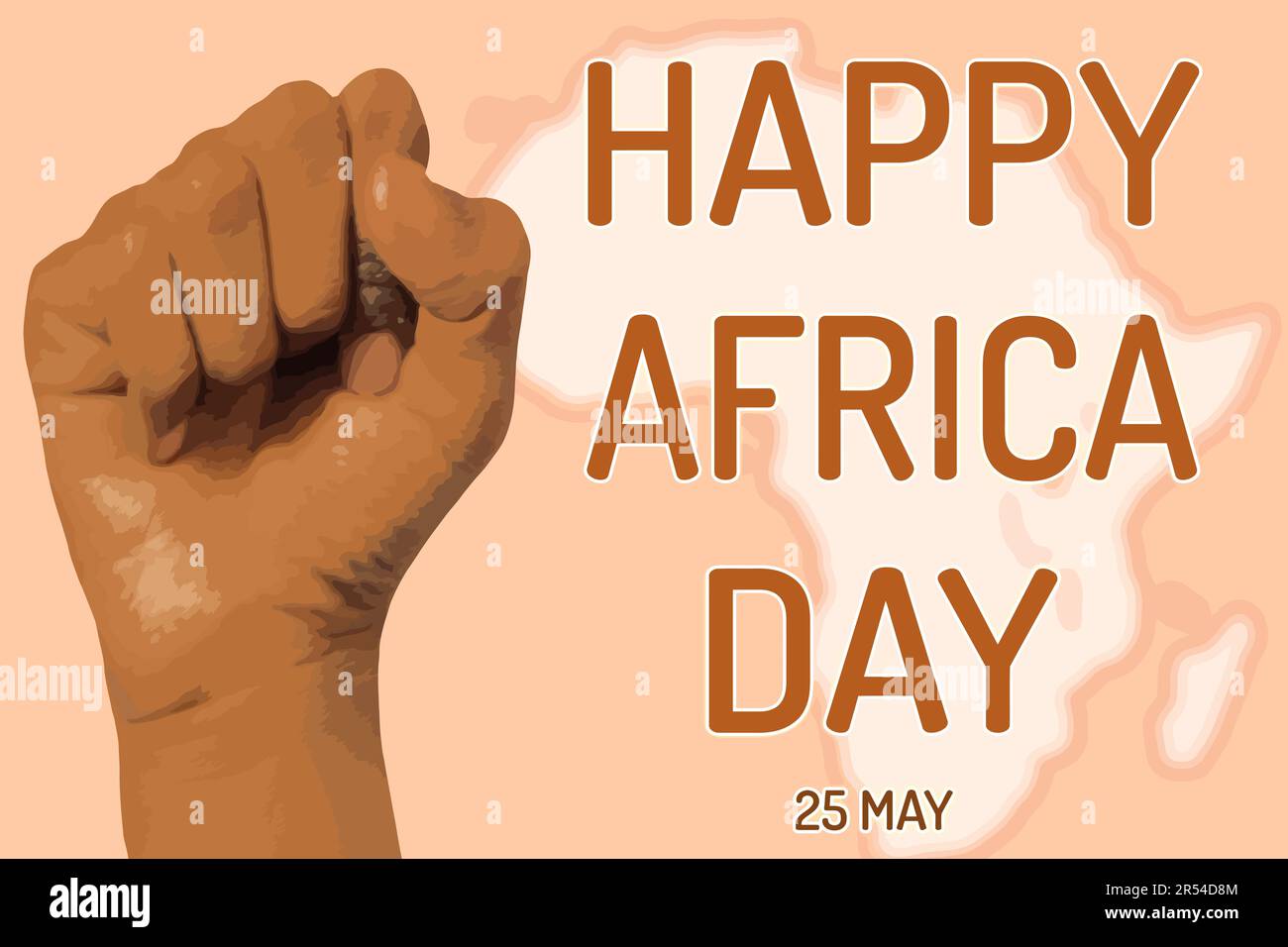 Africa Day. May 25. Holiday concept. Template for background, banner, card, and poster with text ...
